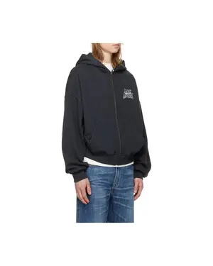 Palm Angels Graphic Zipped Hoody