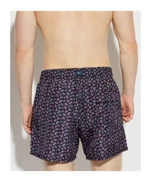Etro Swim Shorts With Micro Paisley Motif