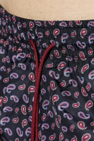 Etro Swim Shorts With Micro Paisley Motif