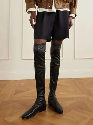 Staud Keith Leather Over The Knee Boots