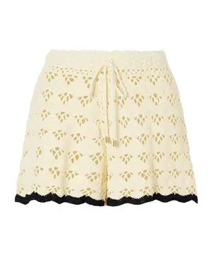 Zimmermann Zimmermann Crochet Cotton Shorts No
