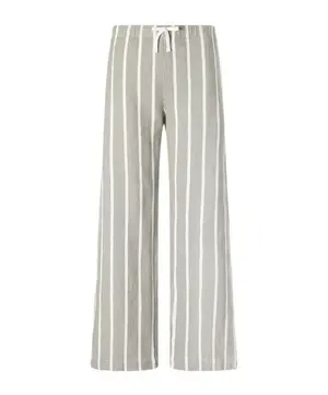 Aimé Leon Dore Textured Stripe Wide-leg Pants