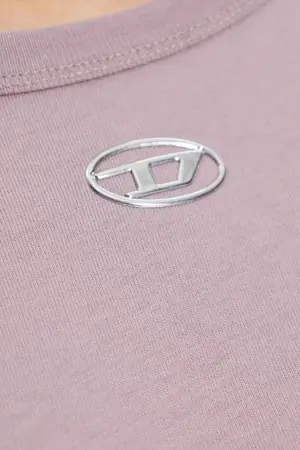 DIESEL® Short Sleeve T-shirt With Oval Logo