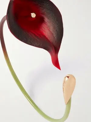 Cult Gaia Calla Lily Choker Necklace