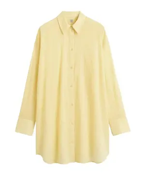TOTEME Monogram-embroidered Oversized Shirt - No