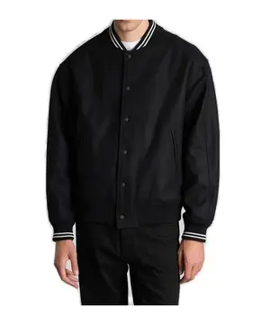 Maison Kitsuné Bomber Jacket - Black