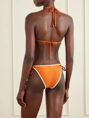 Zimmermann Mahon Crocheted Triangle Bikini
