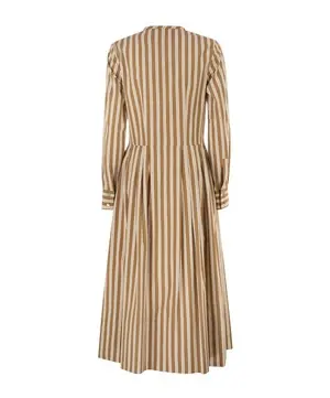 Antonelli Firenze Striped Midi Dress