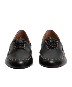JIL SANDER Studded Flat Loafers