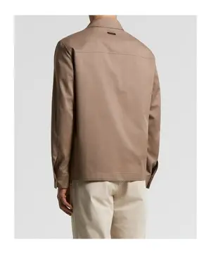 Peserico Cotton-blend Twill Overshirt