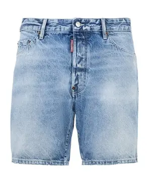 Dsquared2 Distressed Five-pocket Denim Shorts