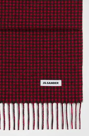 JIL SANDER Slim Wool Scarf