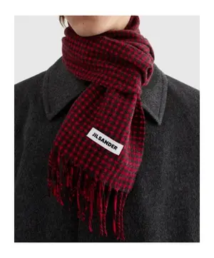 JIL SANDER Slim Wool Scarf