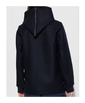 Kenzo Zip-up Hooded Jacket With Chest Emblem