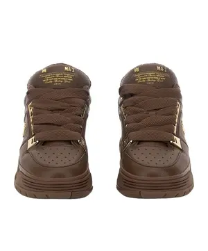 Amiri Ma-1 Metallic Low-top Sneakers - Brown