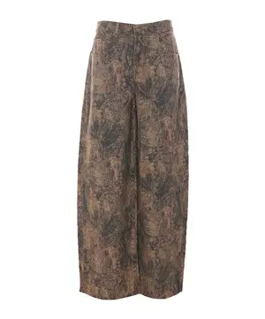 Liu Jo Printed Casual Pants - Brown
