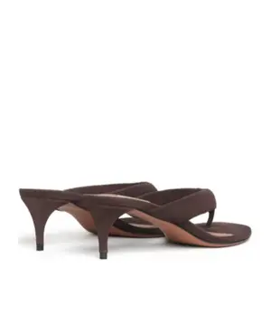 Alaïa Heel Thong Mules In Suede
