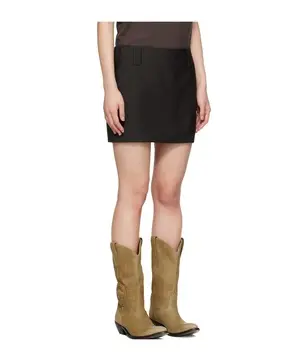 Versace Medusa Belt-loop Mini Skirt