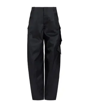 Alaïa Taffeta Cargo Pants - Black