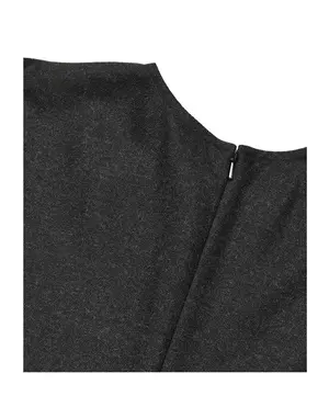 Victoria Beckham Dolman Sleeve Midi Dress - Black