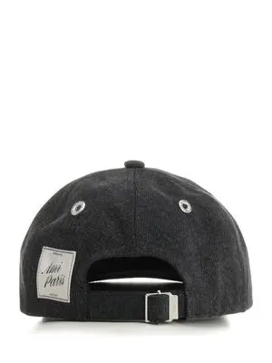 AMI Paris Logo Patch Baseball Cap