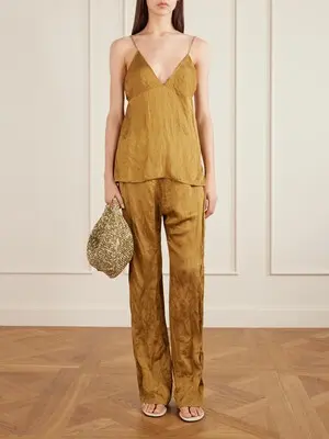 Khaite Medium Woven Shoulder Bag