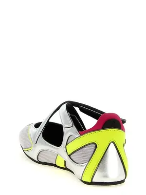 Attico Color Blocked Round Toe Sneakers