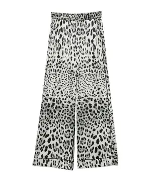 Dolce & Gabbana Patterned Casual Pants - White