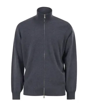 Brunello Cucinelli Brunello Cucinelli High Neck Zip-Up Cardigan No