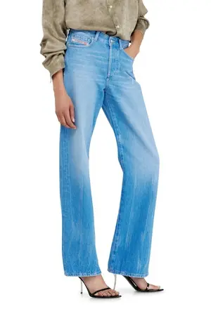 DIESEL® 1971 D-sent Straight-leg Jeans - Light Blue