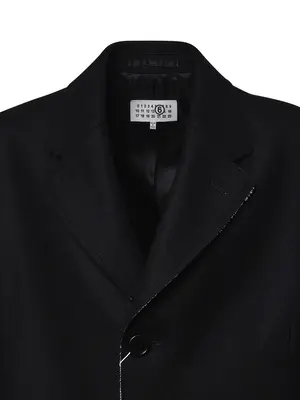 MAISON MARGIELA Single-breasted Felt Coat