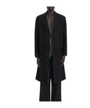 MAISON MARGIELA Single-breasted Felt Coat