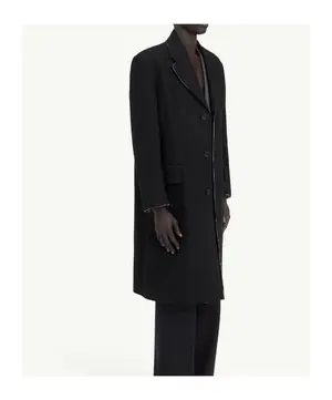 MAISON MARGIELA Single-breasted Felt Coat