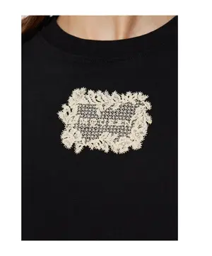 Alexander McQueen Lace Appliqué T-shirt