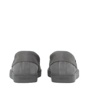 Giorgio Armani Suede Loafers With Rubber Soles