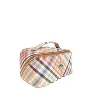 VIVIENNE WESTWOOD Plaid Cosmetic Bag