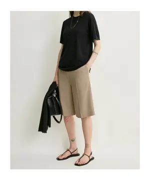 TOTEME Belt Loop Tailored Shorts