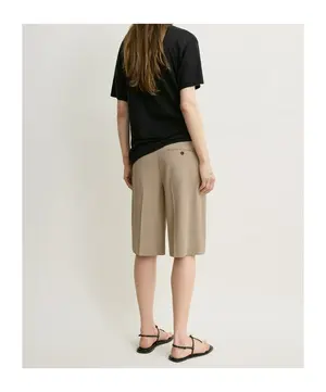 TOTEME Belt Loop Tailored Shorts