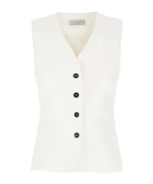 Antonelli Firenze Sleeveless Vest - Black