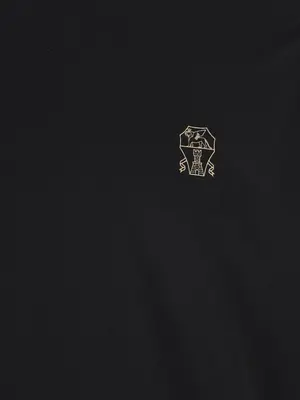 Brunello Cucinelli Logo Jersey T-shirt