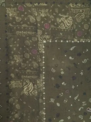 Zadig&Voltaire Kerry Bandana-print Scarf - Mousse