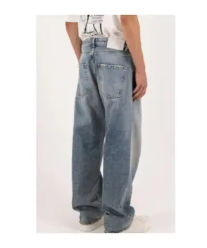ICON DENIM LOS ANGELES Straight Leg Jeans - Gray