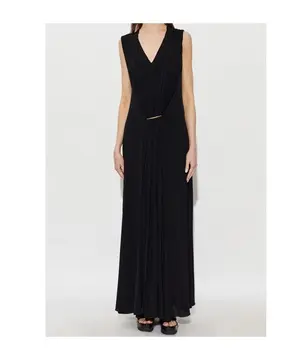 Sportmax Sleeveless V-neck Maxi Dress