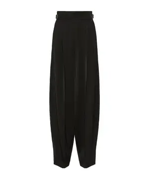 Sportmax Pleated Casual Pants - Black