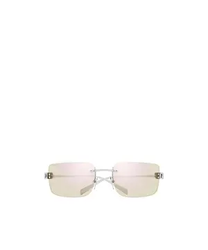 Gucci Rectangular Frame Sunglasses - Silver