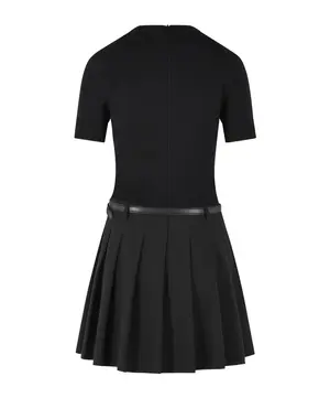 Simkhai Pleated Mini Dress With Belt