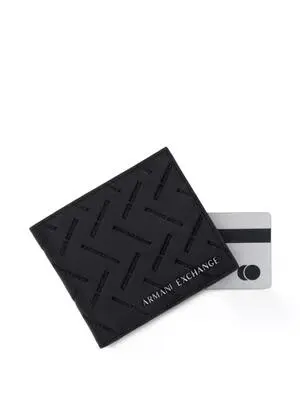 Armani Exchange Logo-debossed Wallet