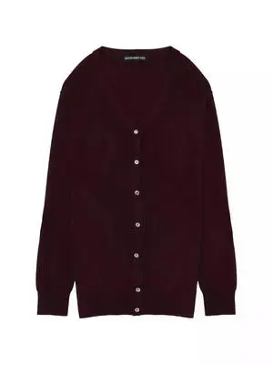 DEPARTMENT 5 Merino Wool V-neck Cardigan - Red