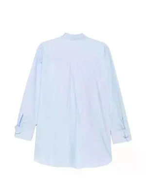 MARQUES' ALMEIDA Floral Print Raw Hem Shirt