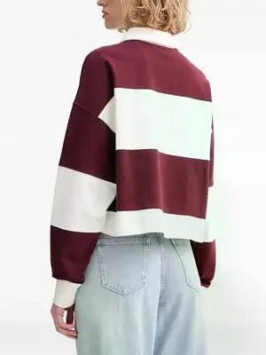 Marc O'polo Striped Long-sleeve Polo Shirt